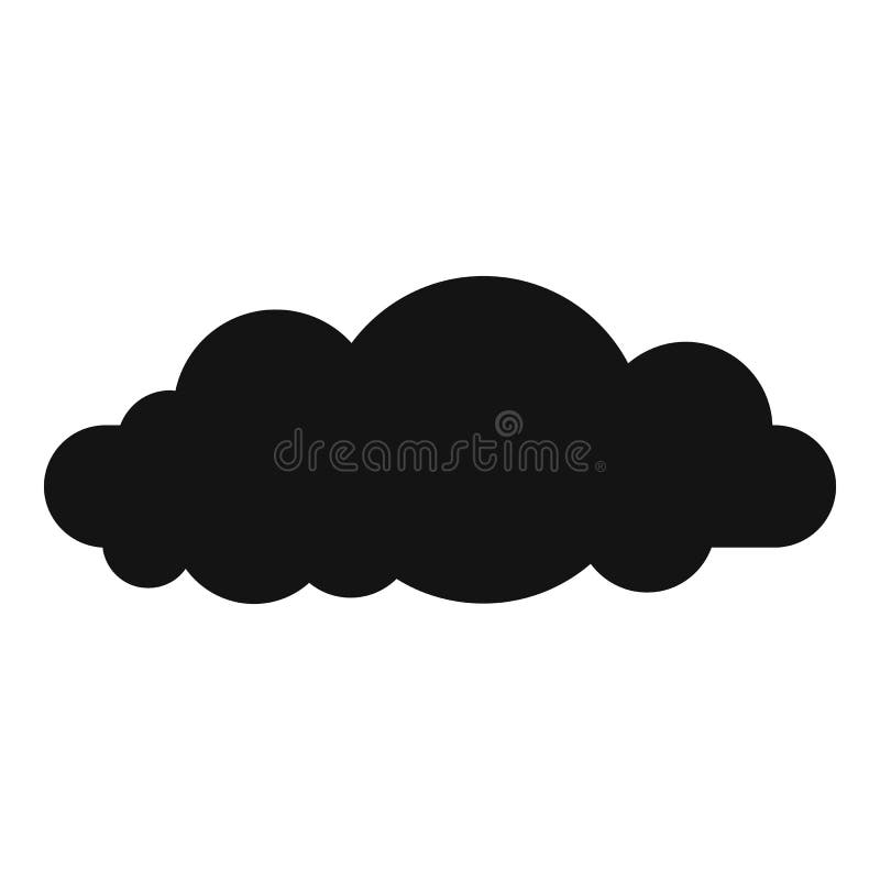 Altocumulus Icon, Simple Style. Stock Illustration - Illustration of ...