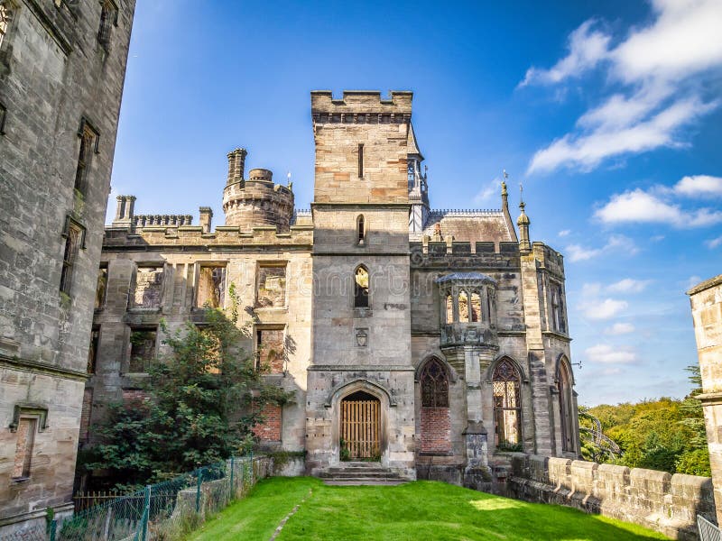 Alton Towers Castle and Gardens Stock Photo - Image of history ...