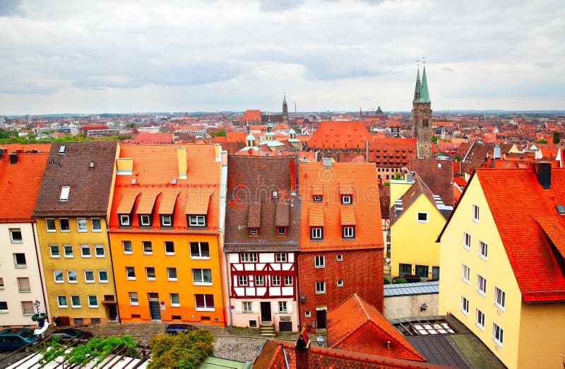 Altstadt in Nuremberg stock image. Image of germany, bavaria - 72569639