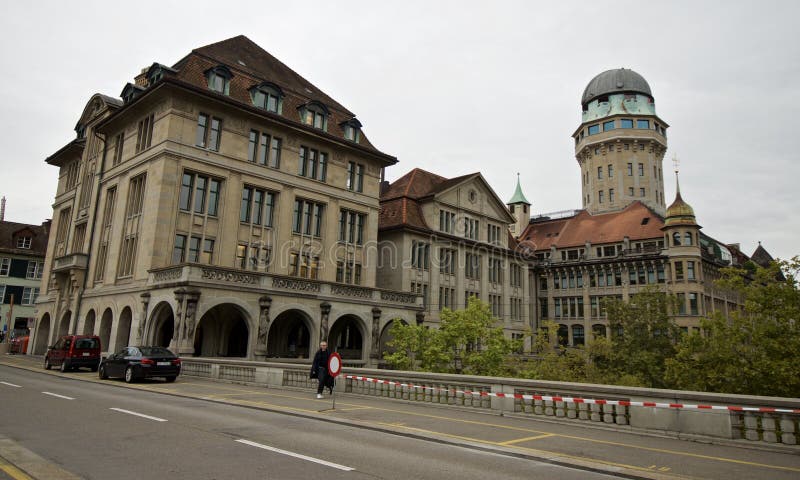 The Altstadt - Zurich, Switzerland. Editorial Stock Photo - Image of ...