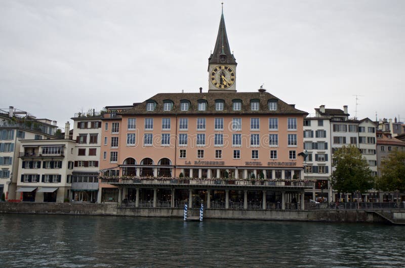 The Altstadt - Zurich, Switzerland. Editorial Stock Image - Image of ...