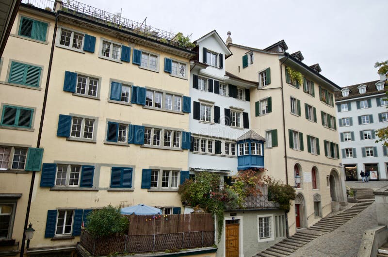 The Altstadt - Zurich, Switzerland. Editorial Photo - Image of city ...