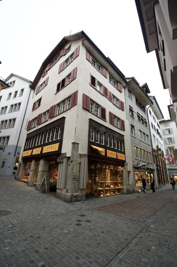 The Altstadt - Zurich, Switzerland. Editorial Photography - Image of ...