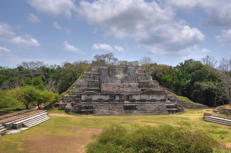 Altun Ha stock photo. Image of landmark, indian, construction - 9568760