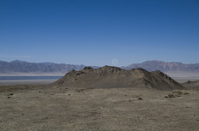 Altun Mountains stock photo. Image of snow, desert, black - 220325052