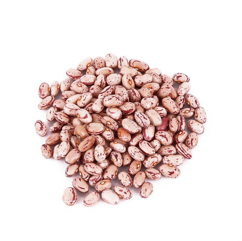 Alubias Secas En El Fondo Blanco Imagen de archivo - Imagen de aislado ...