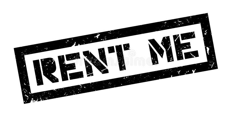 Alugue-me Carimbo De Borracha Ilustração Stock - Ilustração de selo ...