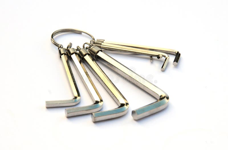 Alum keys stock photo. Image of bolt, hexagonal, wrench - 6317574