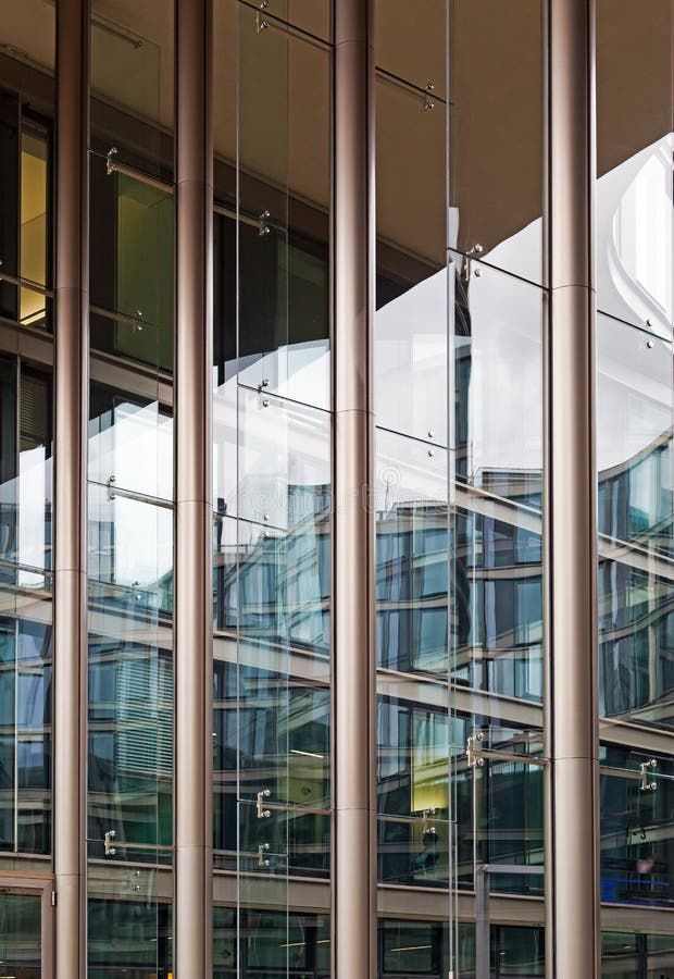 Aluminium building facade stock image. Image of metal - 25239673