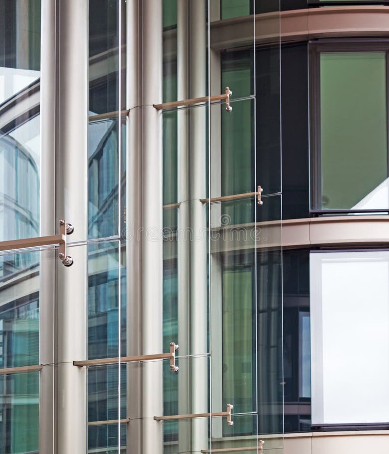 Aluminium building facade stock image. Image of metal - 25239673