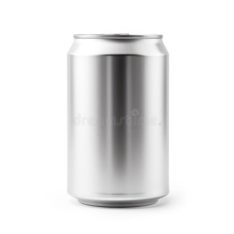 Aluminium Can Isolated on White Created with Generative AI. Empty Can ...