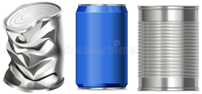 Aluminium Can with No Label on it Stock Vector - Illustration of empty ...