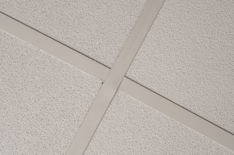 Aluminium Elements on White Suspended Ceiling, Close-up Stock Photo ...