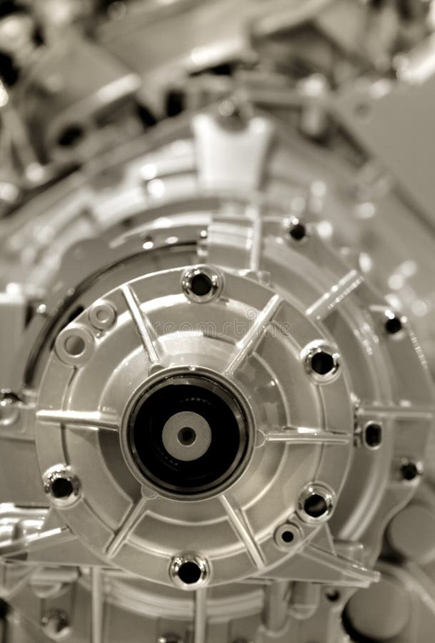 Aluminium Engine stock image. Image of abstract, aluminium - 4203653