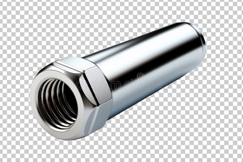 Aluminium Ferrule on Transparent Background Stock Photo - Illustration ...