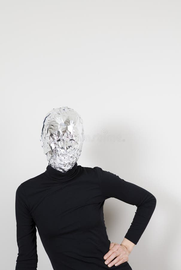 Aluminium mask stock photo. Image of handiwork, foil - 87266310