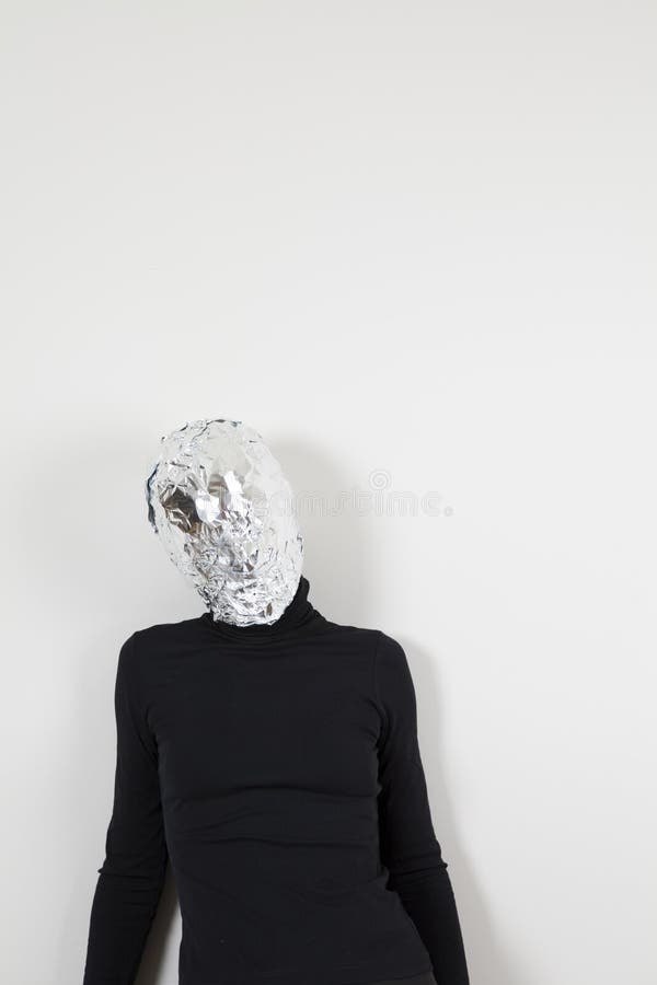 Aluminium mask stock image. Image of mask, foil, human - 87266977
