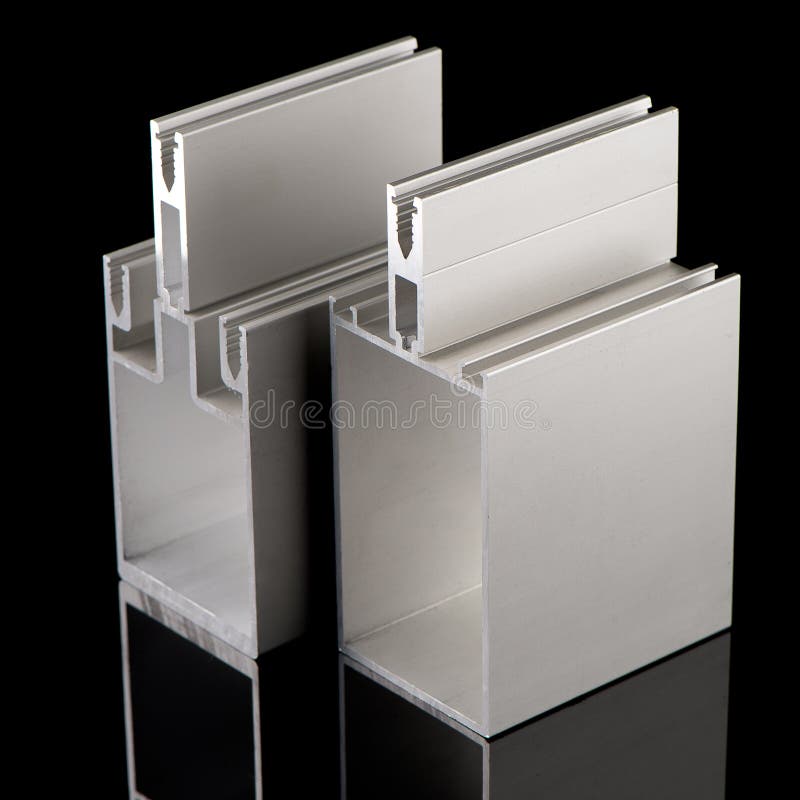 Aluminium profile sample stock image. Image of view - 106461367