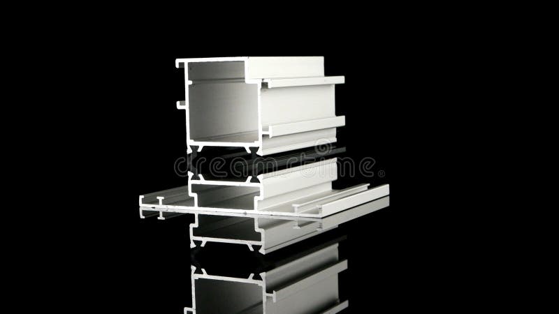 Aluminium profile sample stock photo. Image of materials - 346981114