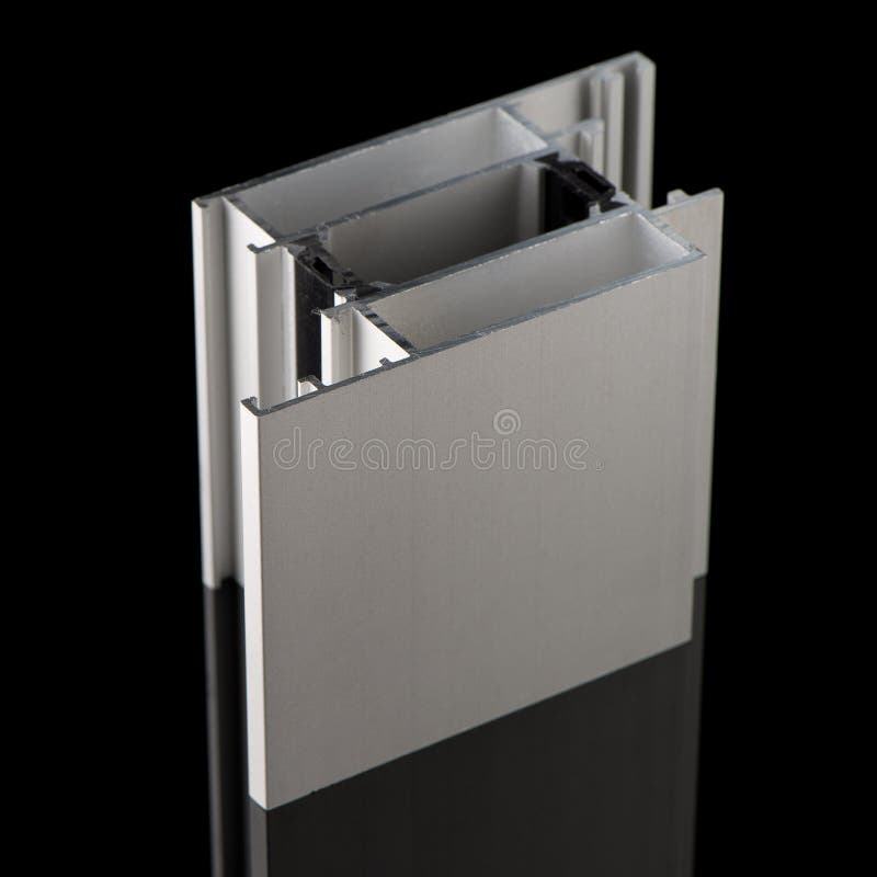 Aluminium profile sample stock photo. Image of industry - 106462538