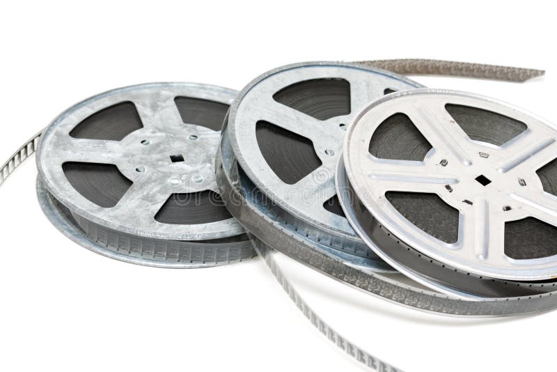 Spool of Vintage 8mm Movie Film Stock Photo - Image of reel, closeup ...
