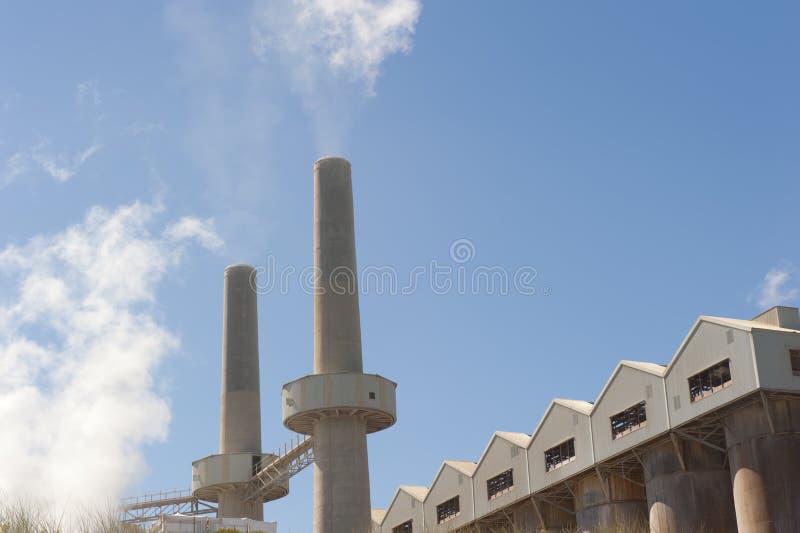 Aluminium Refinery Plant stock photo. Image of copyspace - 23586936