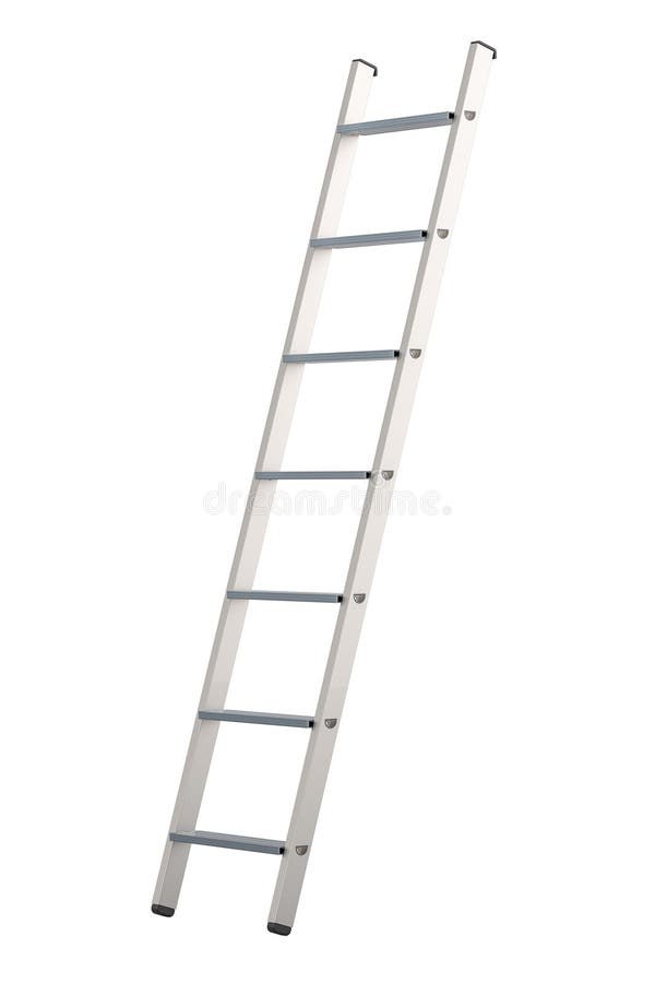 Single Ladder through the Cloud into the Sky Stock Vector ...