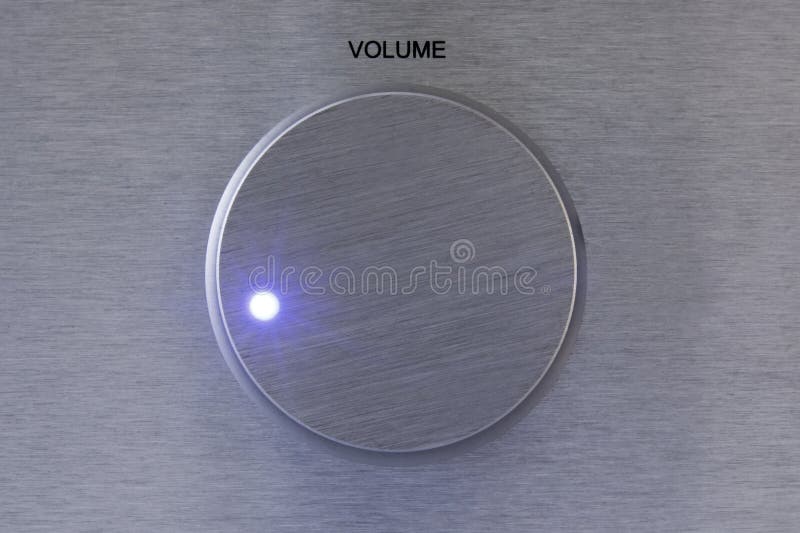 Aluminium Volume Controller with Light Stock Image - Image of mixer ...