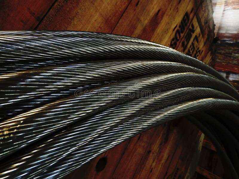 AluminiumStrandWire stock image. Image of texture, aluminium - 75965127