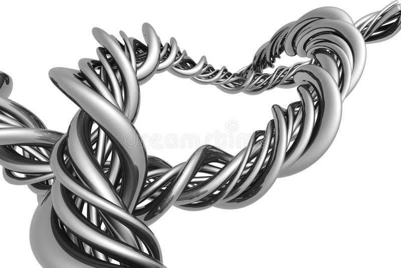 Aluminum Abstract Silver String Stock Illustration - Illustration of ...