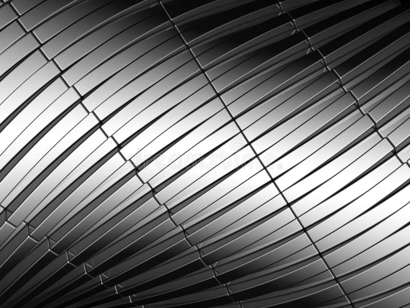 Aluminum Abstract Wave Stripe Pattern Stock Illustration - Illustration ...