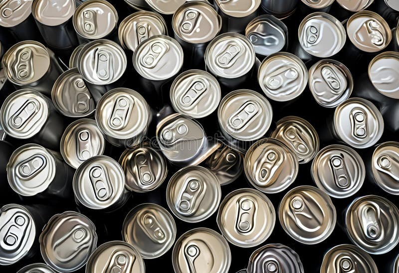 Aluminum Beverage Can Tops Can Be Repurposed Effectively.AI Generated ...