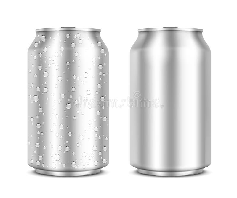 Aluminum Can Design Vector Illustration Stock Vector - Illustration of ...