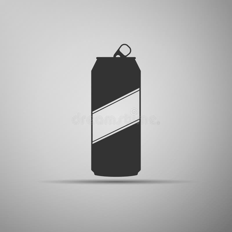 Aluminum can icon. stock vector. Illustration of packaging - 175792049