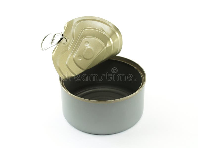 Open Empty Single Pink Gift Box with Lid Floating Isolated on White ...