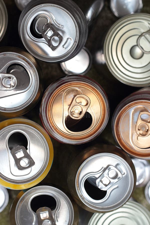 Aluminum cans stock photo. Image of vertical, metal, trash - 25471588