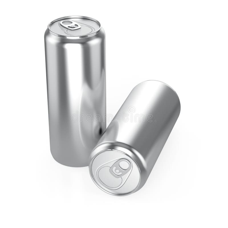 Aluminum cans stock illustration. Illustration of steel - 28295948