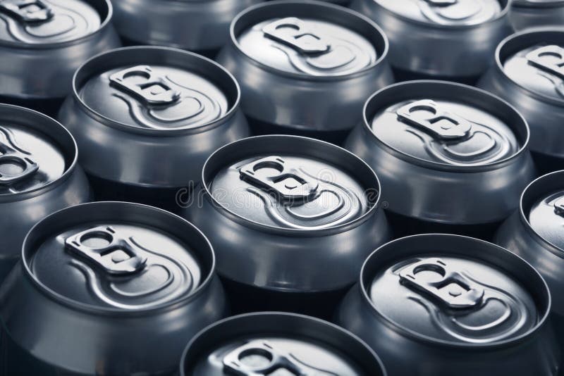 Aluminum cans stock image. Image of material, beer, close - 6678937