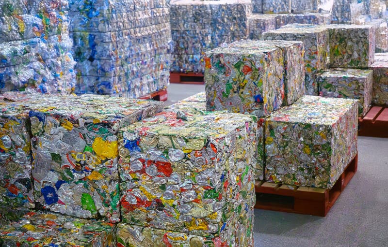 Recycle industry stock image. Image of packed, waste - 346187219