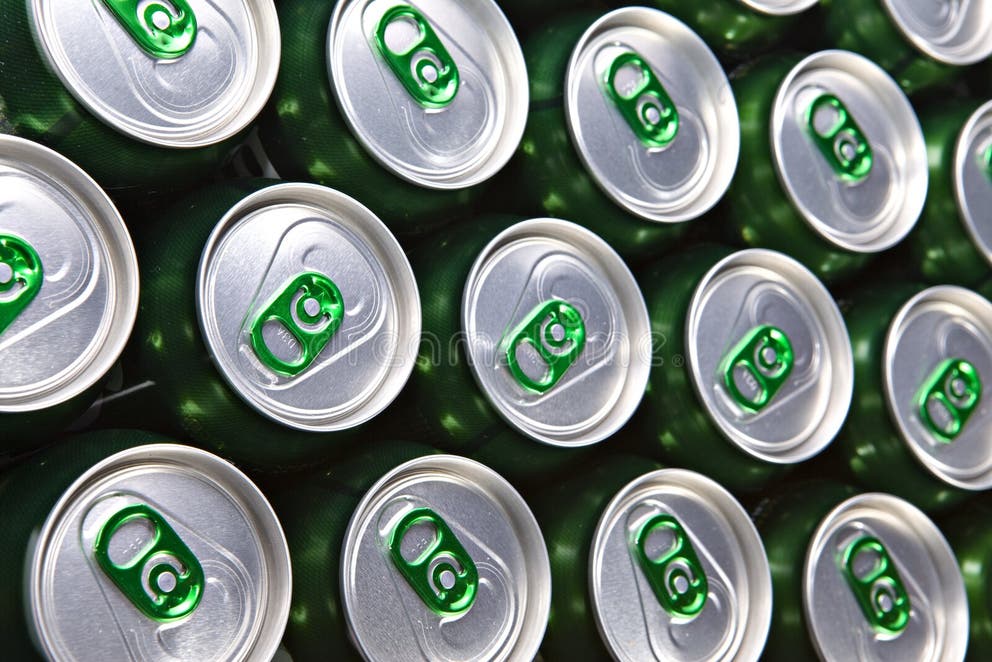 Aluminum cans with keys stock image. Image of summer - 12958717