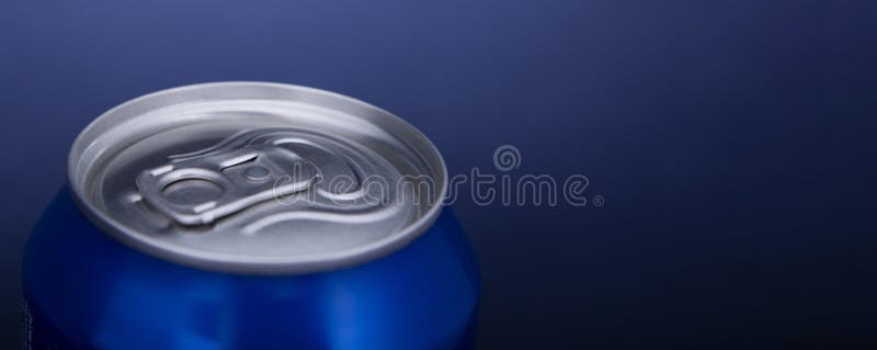Aluminum Cans of Soda Top View Stock Photo - Image of shiny, canned ...