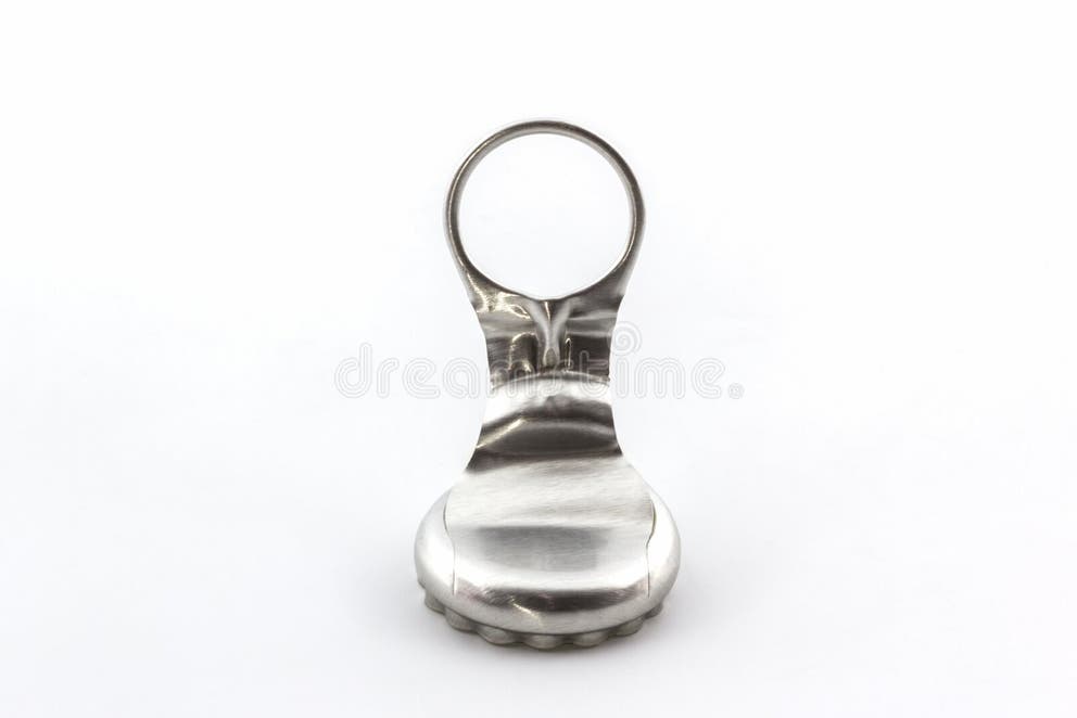 Aluminum caps pull tab. stock image. Image of gold, container - 42871071