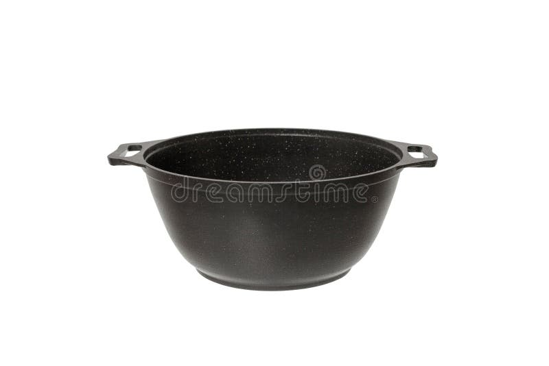 Aluminum Cookware with Non-stick Coating Stock Photo - Image of ...