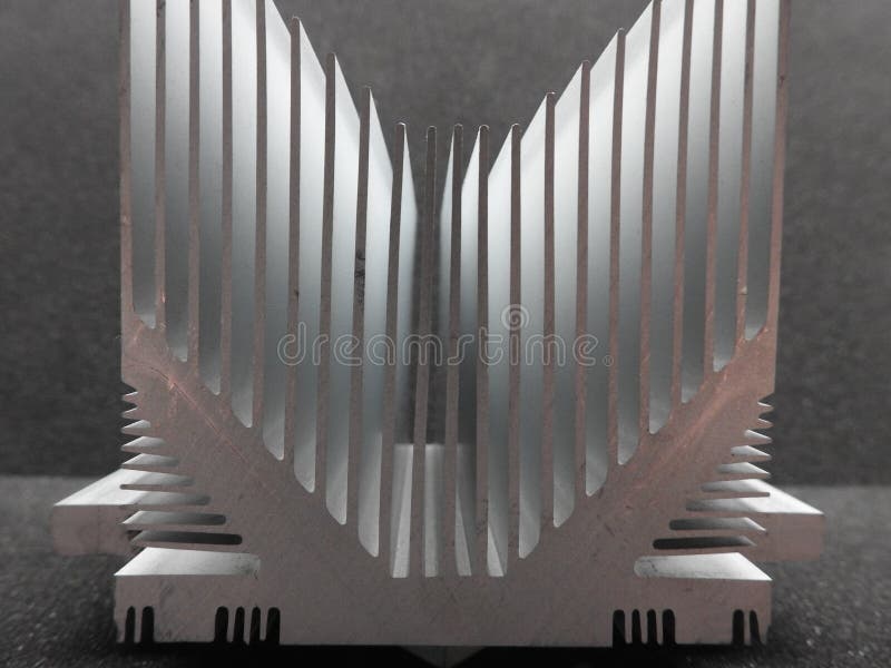 Computer CPU Cooling Radiator Motherboard Close-up Stock Image - Image ...