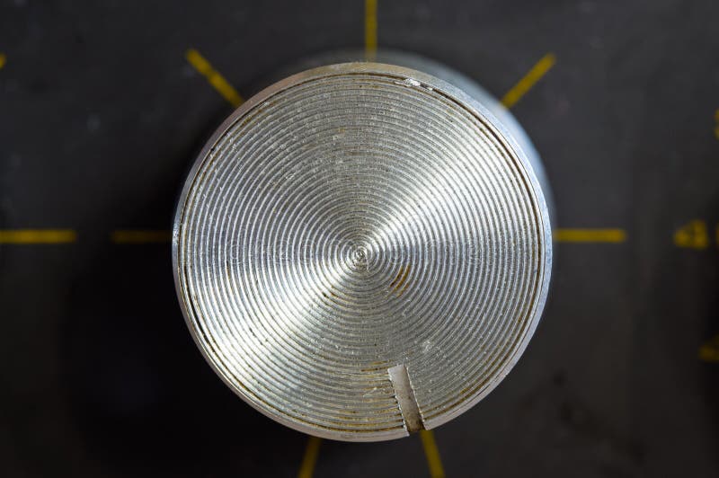 Aluminum Control Knobs Retro Home Audio System Stock Photo - Image of ...