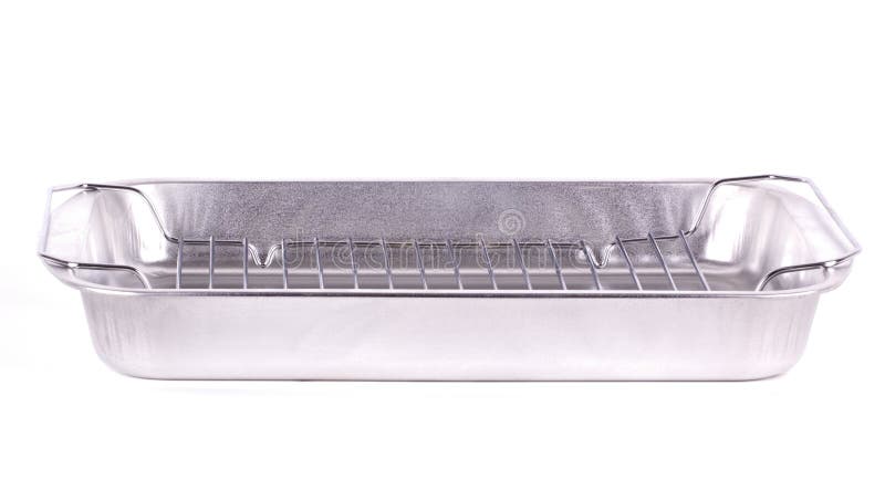 Aluminum cooking tray. stock image. Image of cookery - 11338699