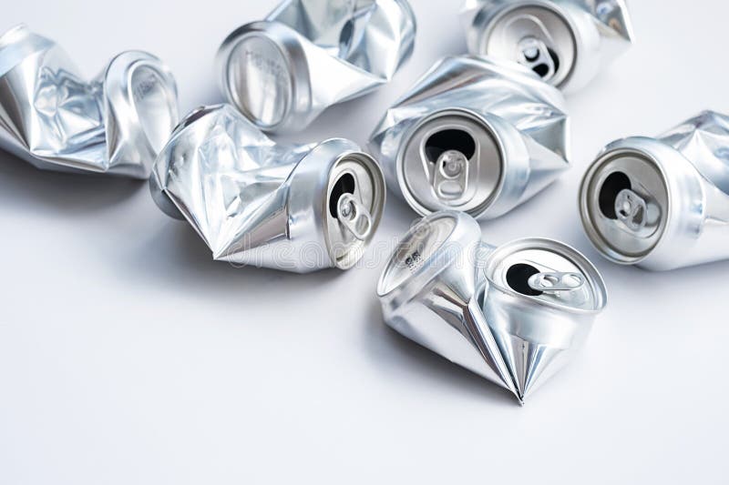 Aluminum Drinking Cans Sorting for Recycle Stock Photo - Image of ...