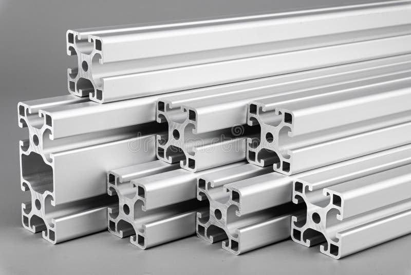 Aluminum Exstrusion Profile Bars with Accessories Corner Angle and ...