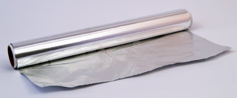 Aluminum foil for baking stock photo. Image of advertising - 84074388
