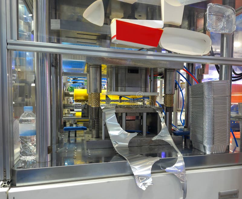 Press molding machine stock image. Image of molding - 344481319